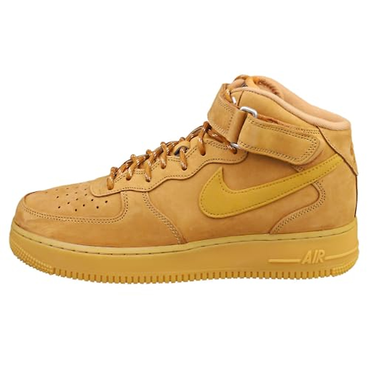 Nike mens Air Force 1 Mid '07 Shoes, Flax/Wheat-gum Light Brown, 13