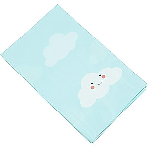 BLUE PANDA Cloud Party Table Covers for Kids Birthday (54 x 108 in, 3 Pack)