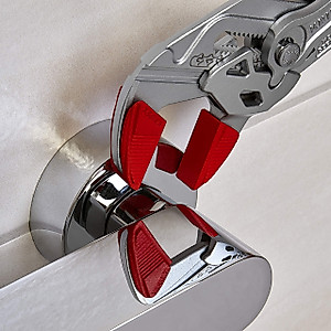 KNIPEX - 86 09 250 V01 Tools - Jaw Protectors For 10-Inch Pliers Wrench 86 XX 250 (8609250V01), Red