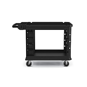 Suncast Commercial PUCSD2645 Utility Cart, Heavy Duty, 500 Pounds Load Capacity, black