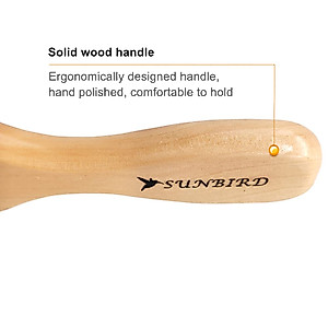 Sunbird,Beard Brushes For Men,Hair Styling Brush,Beard Brush With Handle