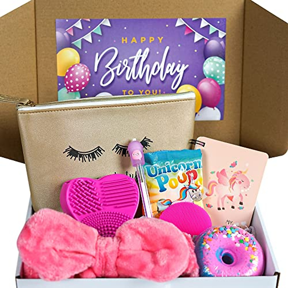 Birthday Gift Box for Teen Girls - Set of 8 Unique Presents from ColBox Gift