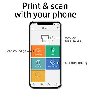 HP Color LaserJet Pro M255dw Wireless Laser Printer, Remote Mobile Print, Duplex Printing, Works with Alexa (7KW64A)