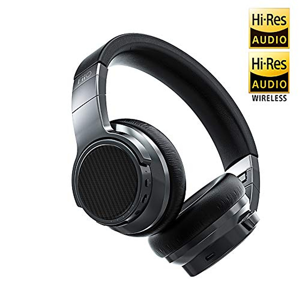 FiiO Noise Cancelling Bluetooth 5.0 Headphones EH3 NC: Wireless Bluetooth Over The Ear Headphones with aptX LL/aptX HD/LDAC/Mic Support,50 Hours Playertime for Travel/Work/Cellphone Black (Black)