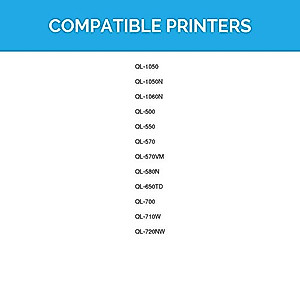 LD Compatible Address Label Roll Replacement for Brother DK-1209 1.1 in x 2.4 in (800 Labels, 2-Pack)