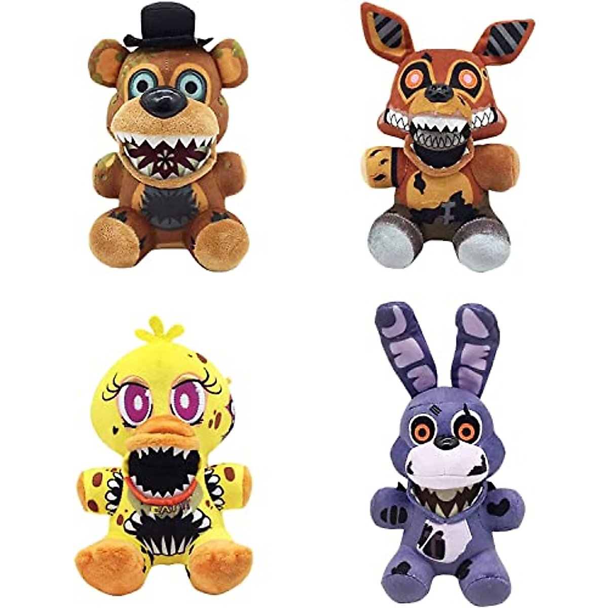 Mokorety Five Nights at Freddy's Plushies，Five Nights at Freddy's Plush，FNAF Plushies，Gift for FNAF Plush Game Fans (c02)