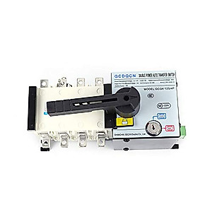 Ethedeal 400V 4P/100A Dual Power Automatic Transfer Switch for Generator Changeover Switch (4P 100A)