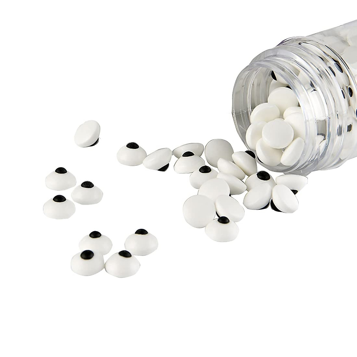 Colyanda Small Candy Eyes Eyeballs Cake Cupcake Toppers Cookie Decorations Edible Sprinkles for Halloween Christmas