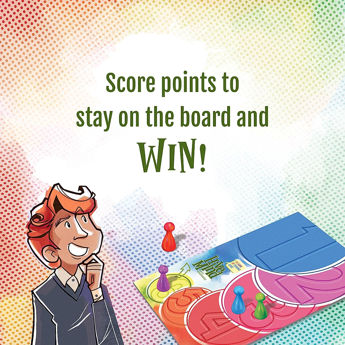 Hive Mind by Calliope Games - How Well Do You Think Alike - Enjoy with Family, Relatives, and Friends Indoor, Outdoor, Or Anywhere for 3+ Players Ages 8+ - from The Makers of Tsuro and Roll for It!