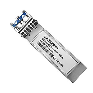 Macroreer 10GBase-LR SFP+ LC Transceiver, 10G Single-Mode Module for Brocade 10G-SFPP-LR Transceiver 1310nm 10km SFP+ 10 GBPS LR Optical SFP Module