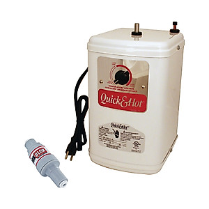 Westbrass D205H-05 Victorian 9" Hot/Cold Water Dispenser & Tank, Polished Nickel