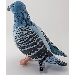 Carl Dick Dove, Pigeon blue 8 inches, 24cm, Plush Toy, Soft Toy, Stuffed Animal 3299