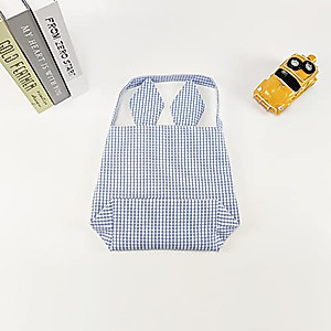 Hooshing Cute Rabbit Ears Baskets Easter Bunny Ears Bags Storage Gifts Candies for Kids Party Gifts