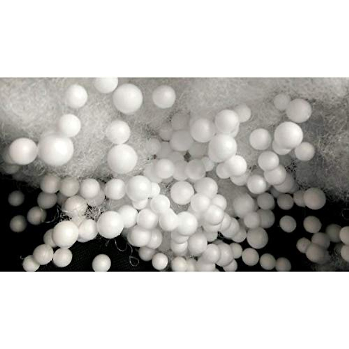 GPPZM 250g/500g Bean Bag Filler Foam Beads Ballsbag White Foam Ball Beanbag for Toys Pillows Bags Sofa Bed Filler (Size : 500g)