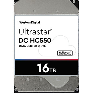WD Ultrastar 16TB SATA III 3.5" Internal Data Center Hard Drive, 7200 RPM