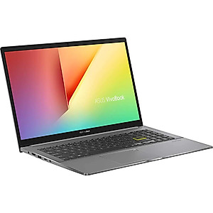 ASUS VivoBook S15 S533 Thin and Light Laptop, 15.6” FHD, Intel Core i5-10210U CPU, 8GB DDR4 RAM, 512GB PCIe SSD, Windows 10 Home, S533FA-DS51, Indie Black