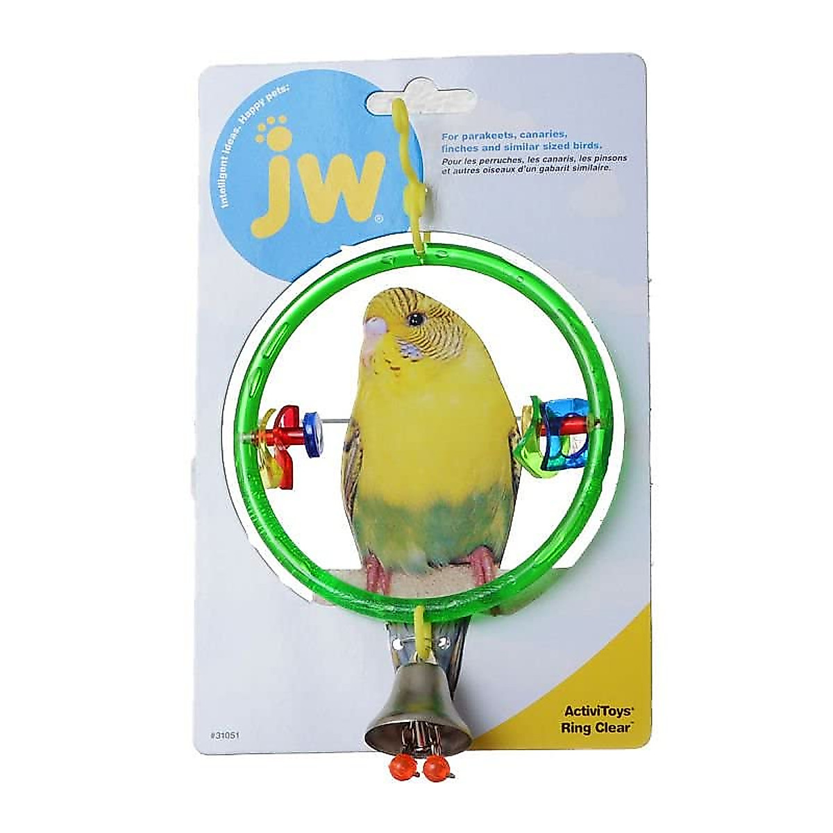 JW Pet Activitoys Ring Clear Bird Toy [Set of 3]