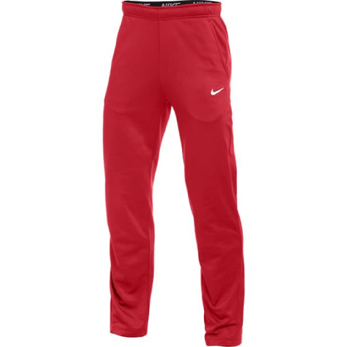 Nike Men's TF Pant Regular (Red/White, Medium)