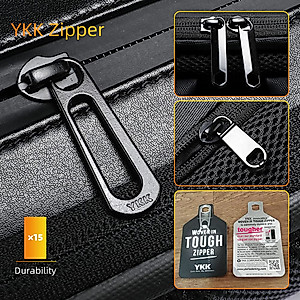 Anti-Theft Backpack,MARK RYDEN Business Waterproof Backpack For Men College Travel Flight with USB Port Charging ＆TSA Lock Fits For 15.6 Inch Laptop,Black