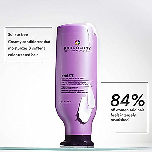 Pureology Hydrate Moisturizing Conditioner | For Medium to Thick Dry, Color Treated Hair | Sulfate-Free | Vegan