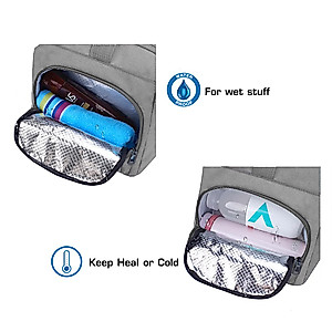 ROTOT Sport Duffel Bag, Gym Bag with Waterproof Shoe Pouch, Weekend Travel Bag with a Water-resistant Insulated Pocket (33L) (Dark gray)