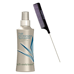 All Nutrient Hair Proteinizer, Leave-in Reconstructor, Instant Hydration, Protein Conditioner Spray (w/Sleek Comb) UV+ Color Protection, 100% Vegan (3.4 OUNCE TRAVEL SIZE)