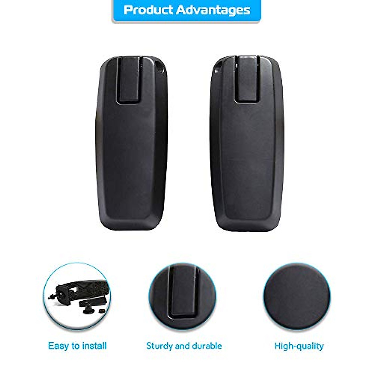 A ABIGAIL Rear Window Hinge Liftgate Glass Hinge Set Right Left Pair for 2008-2012 Ford Escape Mercury Mariner Mazda Tribute # 8L8Z78420A68C 8L8Z78420A68D 8L8Z-78420A68-C 8L8Z-78420A68-D A001WH