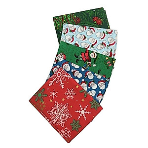 Christmas Fat Quarter Bundle - 5pk