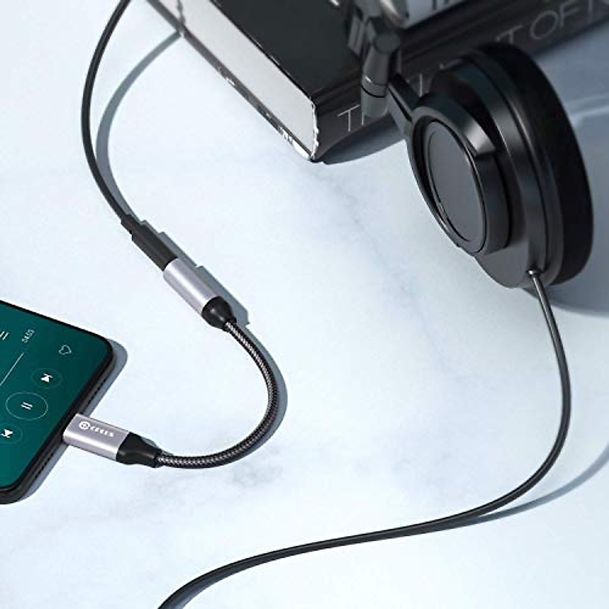 (SGS Certified Hi-Fi DAC) USB-C to 3.5mm Headphone Adapter - Al Alloy Head for Samsung Galaxy S23/S22/S21 Ultra, Note10, Google Pixel 7/6/5/4/3/2, MacBook, iPad Pro & More - Type C to Aux Dongle