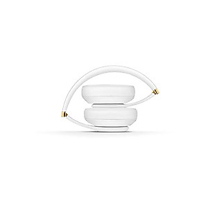 Beats Studio3 Wireless Noise Cancelling On-Ear Headphones - Apple W1 Headphone Chip, Class 1 Bluetooth, Active Noise Cancelling, 22 Hours Of Listening Time - White (Previous Model)