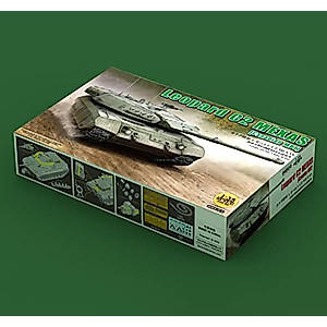 FMOCHANGMDP Tank 3D Puzzles Plastic Model Kits, 1/35 Scale Canadian Leopard C2MEXAS MBT Model, Adult Toys and Gift
