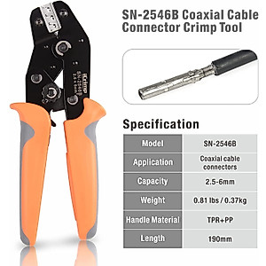 iCrimp IWS4 Solar PV Connector Crimping Tools for AWG14-10 (2.5/4/6mm²) Solar Panel PV Cable with Wire EDM Die