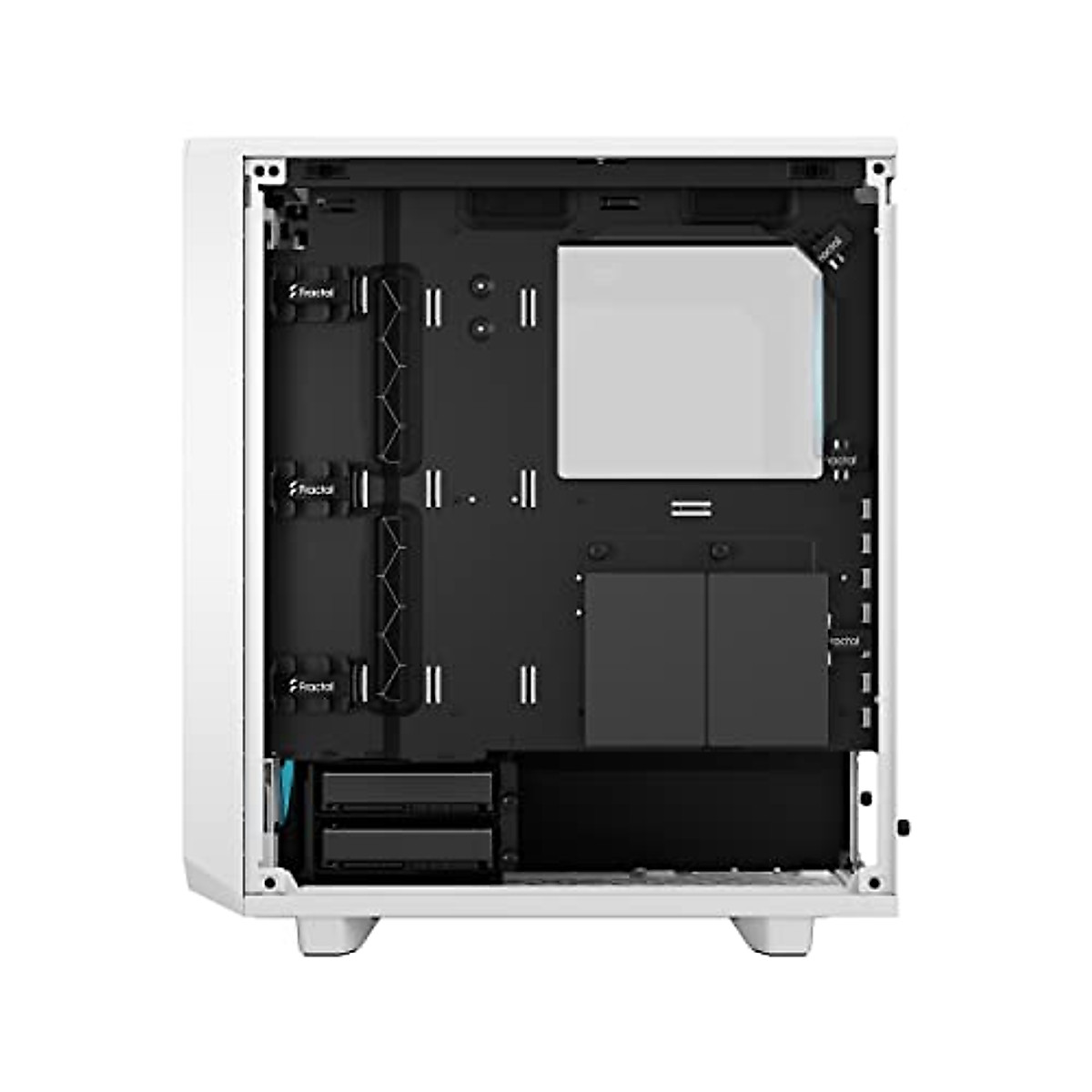 Fractal Design Meshify 2 Compact White TG Clear Tint - RGB