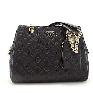 GUESS La Femme Girlfriend Shoulder Satchel, Black