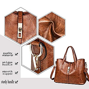 AILLOSA Purses and Handbags for Women Satchel Shoulder Tote Bags