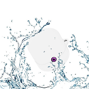 Hounyoln Silicone Case for Soundcore VR P10,Compatible with Soundcore VR P10 Wireless Gaming Earbuds Portable Protective Cover with Carabiner(2 PCS)(Black+White)