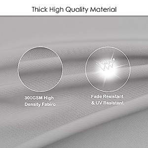 idee-home Outdoor Patio Dining Chair Cushion, High Back Density Foam Chair Cushions with Removable Cover, Weather Resistant Indoor Chair Seat Cushion Deep, 42" W x 21" L x 3" T, 1 Count