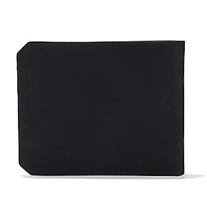 Carhartt Men's Bifold and Passcase, Durable Billfold Wallets, Available in Leather and Canvas Styles, Nylon Duck (Black), One Size