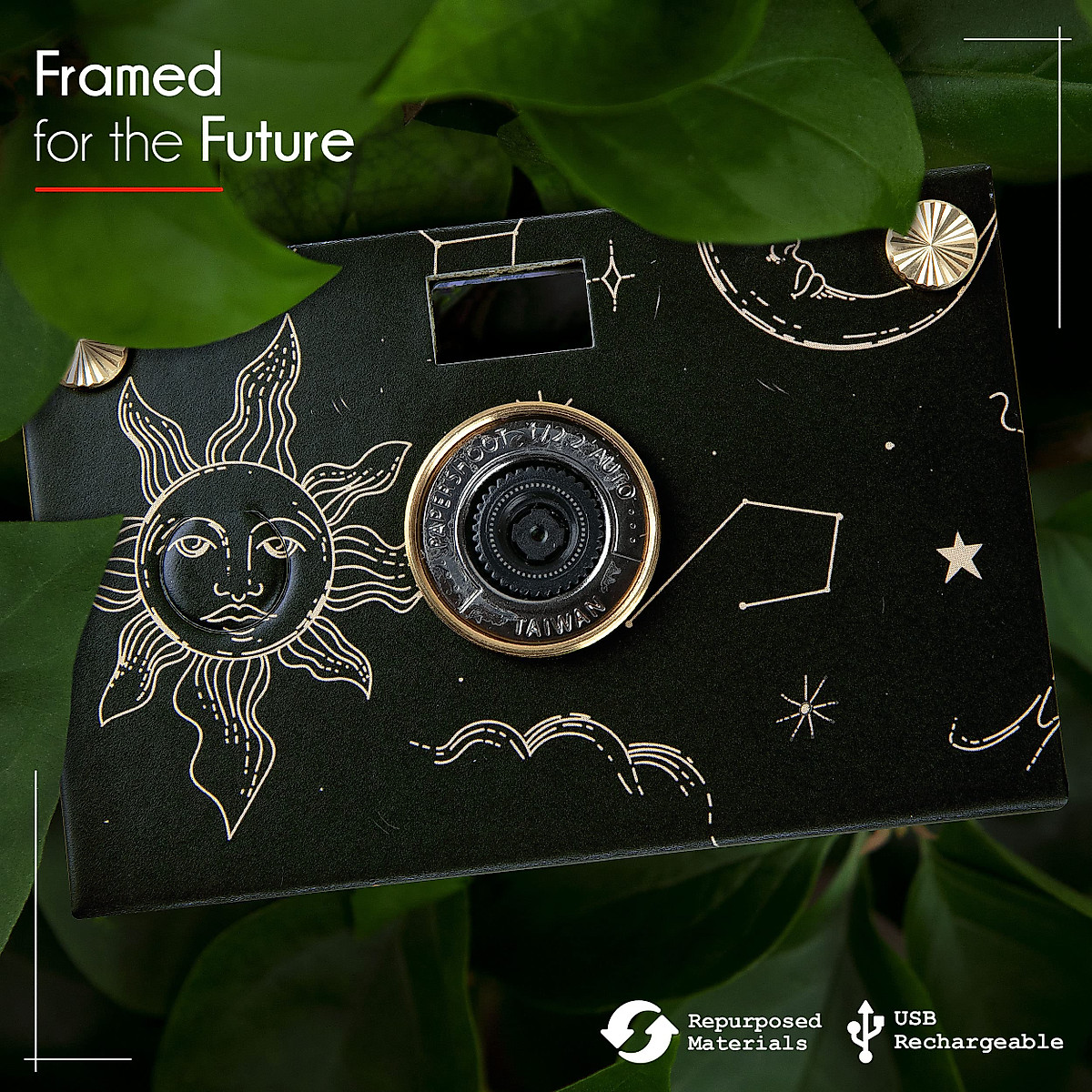 Paper Shoot Camera - 18MP Compact Digital Papershoot Camera Gift for Kid with Four Filters, 10 Sec Video & Timelapse - Includes: 32GB SD Card, 2 Batteries & Camera Case - The Big 3