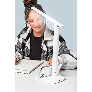 LITTIL Bright | LED Desk Lamp with Touch Control, Cordless Dimmable Table Lamp, Eye-Caring LED Light Lamp for The Bedroom or Office
