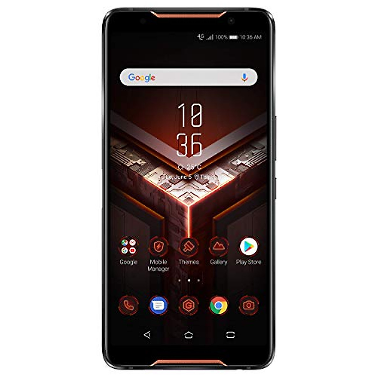 ASUS ROG Gaming Phone ZS600KL (Snapdragon 845, 8GBRAM, 128GB Storage, Dual-SIM, Android, 6" inch) (GSM Only, No CDMA) Factory Unlocked 4G Smartphone (Black) - International Version