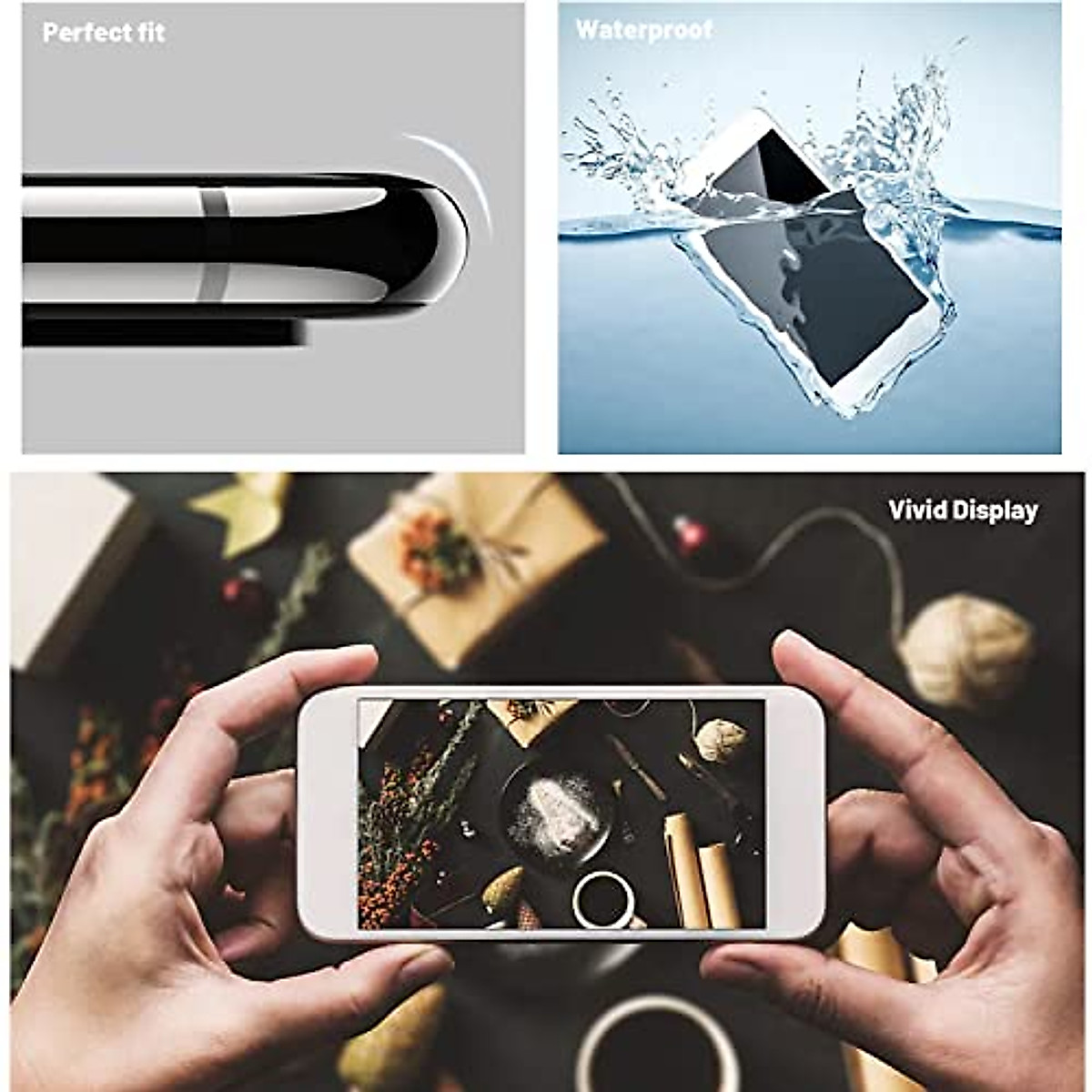 Tpyag for iPhone 14 Pro Max Screen Replacement, Glass Replacement for iPhone 14 Pro Max 6.7 inch, Screen Repair Kit with Waterproof Adhesive(NO OLED & Touch Digitizer)