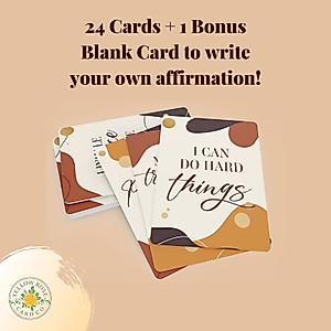Yellow Rose Card Co. Birthing Affirmation Cards - 24 Premium Cards for Pregnant Moms, Baby Shower Gifts and Labor