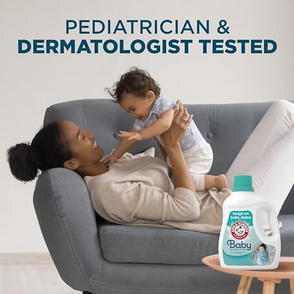 ARM & HAMMER Baby, 77 Loads Hypoallergenic Liquid Laundry Detergent, 100.5 fl oz