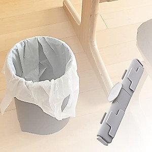Colcolo Portable Gare Sorting Clip Sorting Bin Trash Can Accessories Household Classification Trash Folder for Camping Cupboard, Grey