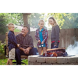 Walden Backyards Round Fire Pit Grate - High Temperature Heavy Duty Steel Above Ground Firegrate for Outdoor Pits and Campfire - 29.2”