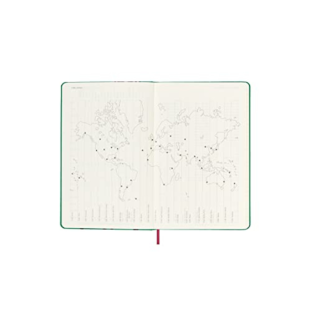 Moleskine Limited Edition Frida Kahlo 12 Month 2023 Daily Planner, Hard Cover, Large (5" x 8.25"), Green
