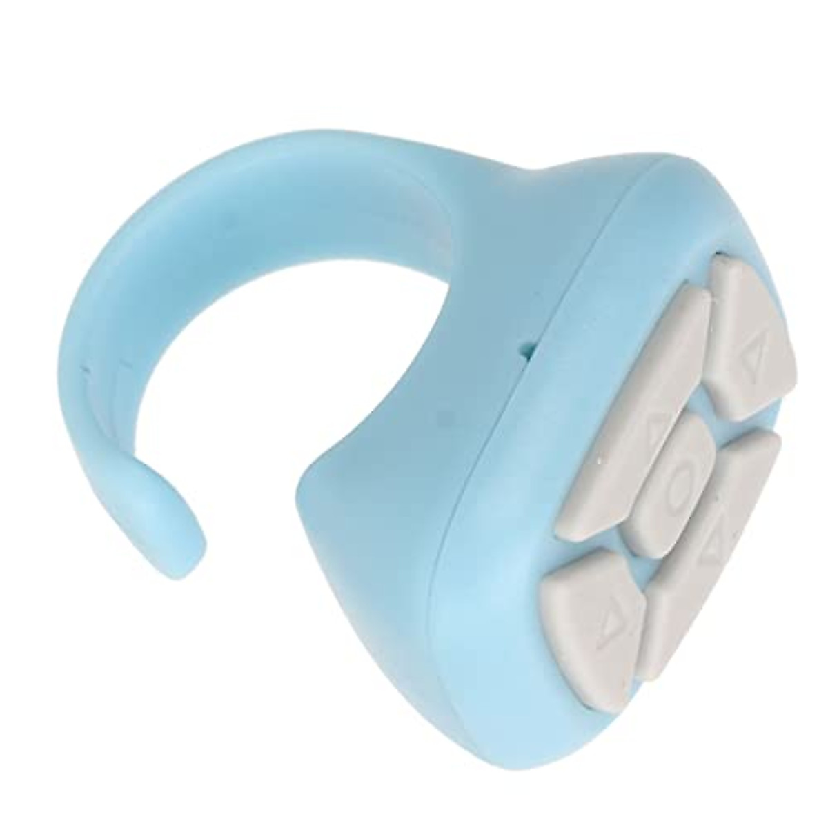 Remote App Paging, Long Battery Life Remote Control Scroll Convenient USB Rechargeable Battery 72 Hours Continuous Operation 5.3 for Mobile (Blue)