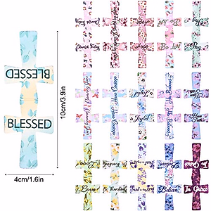 48 Pieces Magnetic Bookmarks Floral Magnet Page Markers Cute Magnetic Page Clips for Student Office Reading Stationery, 16 Styles