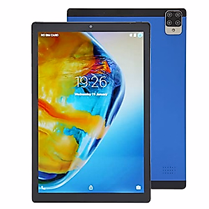 Rosvola Gaming Tablet Blue 10 Inch 5G WiFi Octa Core CPU Tablet for School (US Plug)